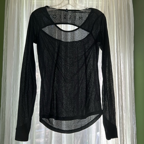 Onzie | Tops | Onzie Com One Size Fits All Sheer Black Top | Poshmark